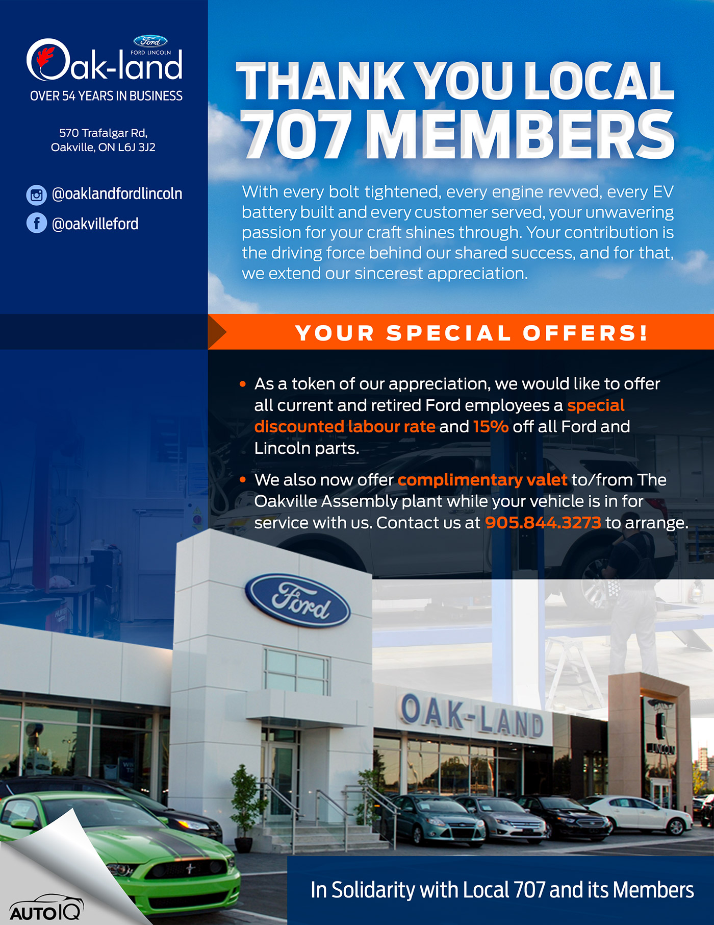 Parts and Service Specials @ Oak-land Ford Lincoln Oakville Ford